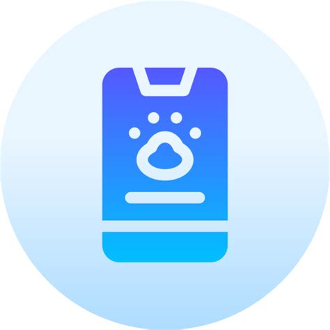 Mobile App Basic Gradient Circular Icon