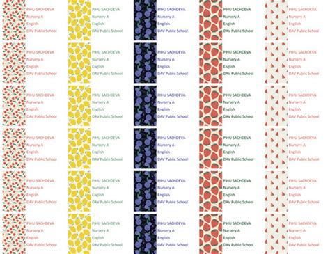 Personalized Copy Labels For School Notebooks Browncloud