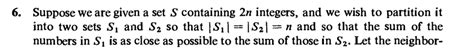 Solved Suppose We Are Given A Set S Containing N Integers Chegg