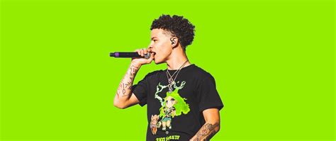 Lil Mosey Wallpaper 4k Live Concert Green Background