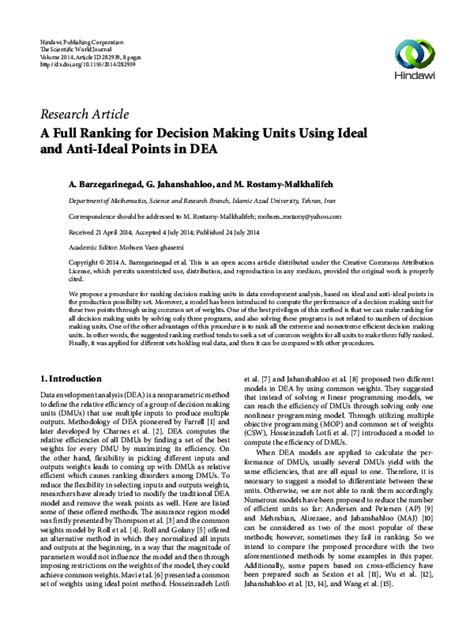 A Full Ranking For Decision Making Units Using Ideal And Anti Ideal Points In Dea