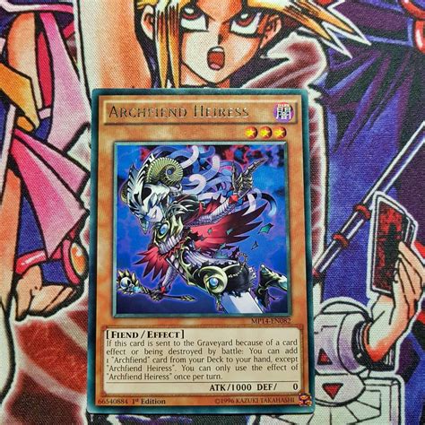 Thẻ Bài Yugioh Chính Hãng Archfiend Heiress Rare Shopee Việt Nam