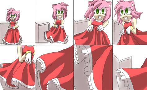 Request Amy Rose Runs Out The Door By Reycupcake On Deviantart