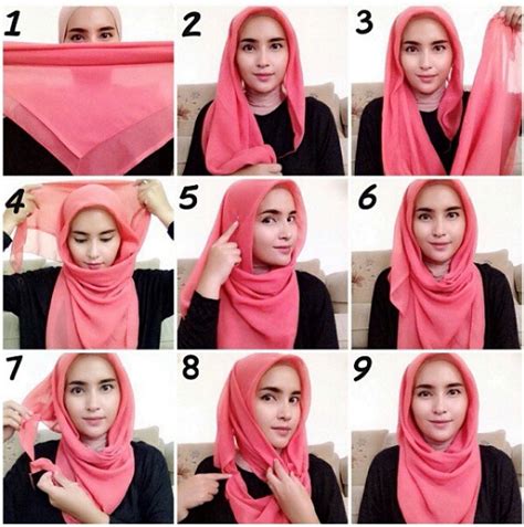 Gambar Tutorial Hijab Segitiga Terbaru - Ragam Muslim