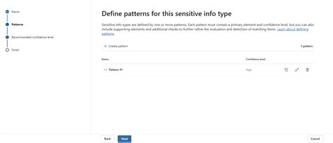 Create A Sensitive Information Type Sit From Scratch In Microsoft