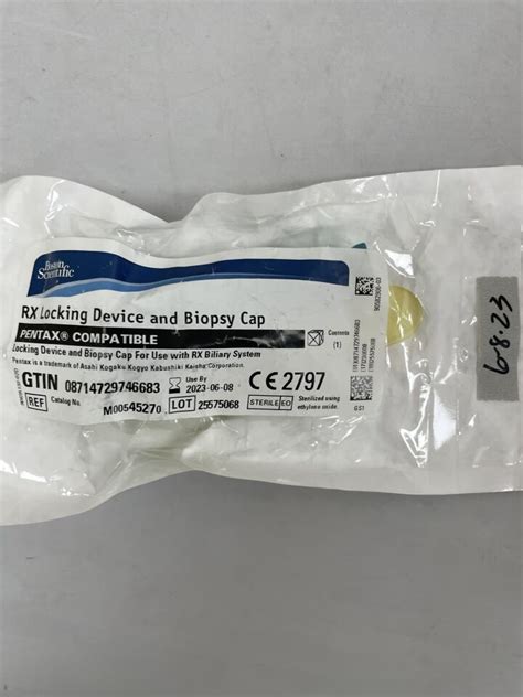 New BOSTON SCIENTIFIC 4527 RX Locking Device And Biopsy Cap For Use With RX Biliary System