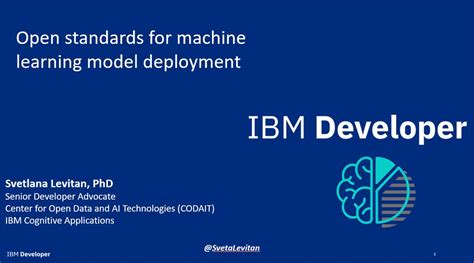 Open Standards For Machine Learning Model Deployment Global AI And Data Science