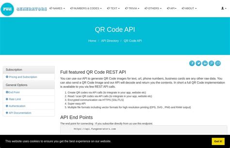 QR Code API Api ApisList