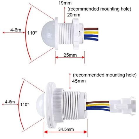 Sensor De Movimiento Infrarrojo Pir