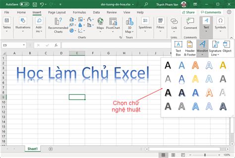 Đối Tượng đồ Họa Trong Excel Học Excel Cơ Bản Viettuts