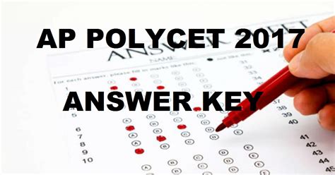 AP POLYCET Answer Key Official 2017 Cutoff Marks Download AP CEEP Set A B C D Solutions