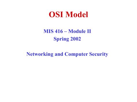 OSI Model Explained Layers Services And Protocols