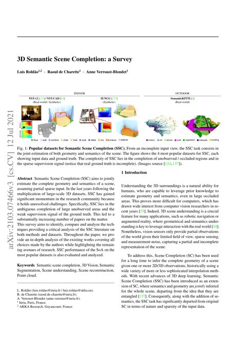 pdf 3d semantic scene completion a survey