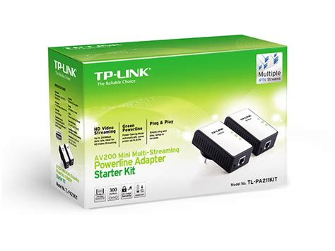 Tl Pa Kit Av Mini Multi Streaming Powerline Adapter Starter Kit Tp Link India