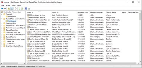 what is windows 10 certificate manager tool