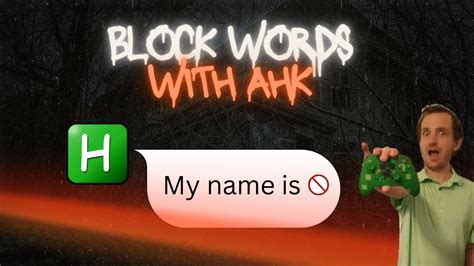 Autohotkey V1 And V2 Block Words Effortlessly Using Hotstrings Youtube