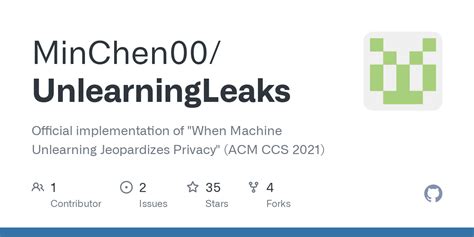 GitHub MinChen UnlearningLeaks Official Implementation Of When Machine Unlearning
