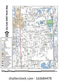 1 Zip Code Map Florida 33021 Stock Vectors And Vector Art Shutterstock