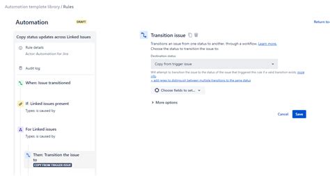Linked Issue Types Automaiton