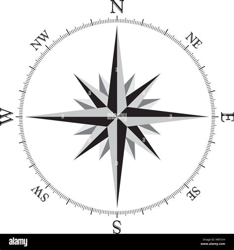 Ship Compass Compass In Stock Vector Images Alamy