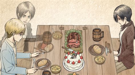 Food Wars Hd Wallpaper Table