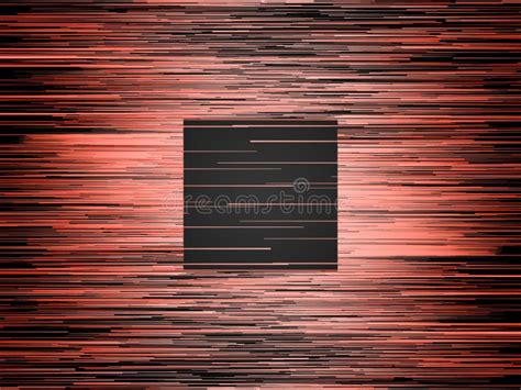 Digital Horizontal Orange Lines Abstract Background Computer Generated Geometric Pattern 3d