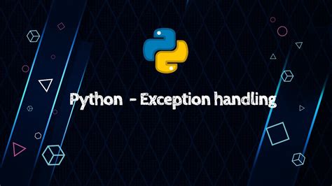 Python Exception Handling Youtube