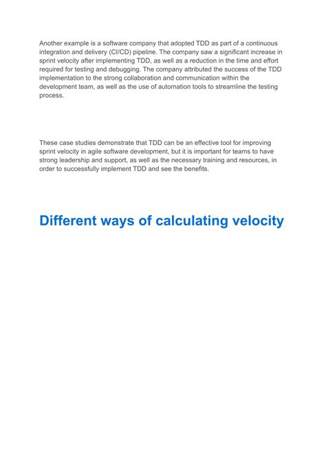 Ppt Maximising Sprint Velocity Through Test Driven Approaches A