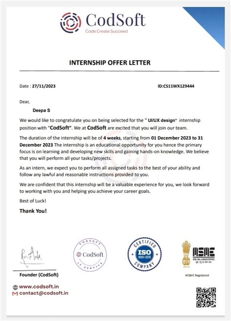 Deepa S On Linkedin Codsoft Codsoftinternship