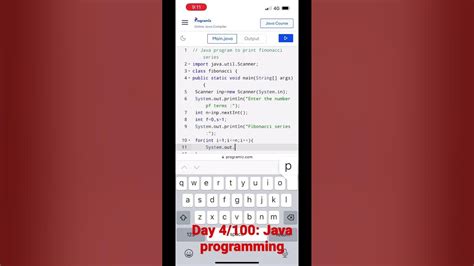 4 Java Program To Find The Fibonacci Series Fibonacci Fibonacciseriesshorts Youtube