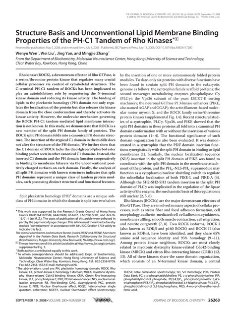 Pdf Structure Basis And Unconventional Lipid Membrane Binding