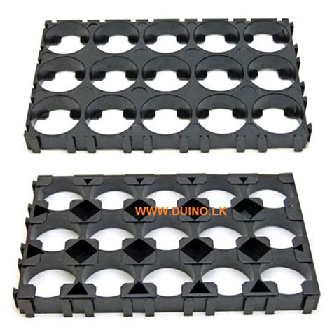 3×5 cell 18650 batteries plastic spacer holders holder only duinolk