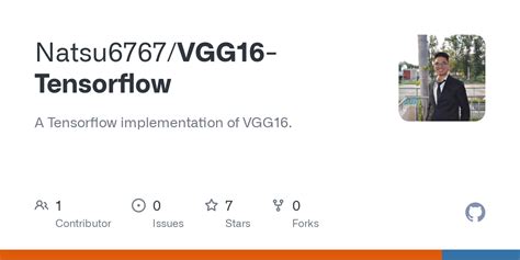 Github Natsu Vgg Tensorflow A Tensorflow Implementation Of Vgg