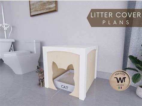 Wooden Litter Cover Plans Large Diy Project For Cats Personalizable
