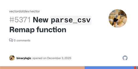 New Parse Csv Remap Function Issue Vectordotdev Vector Github