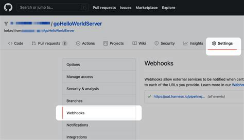 webhook triggers reference harness developer hub