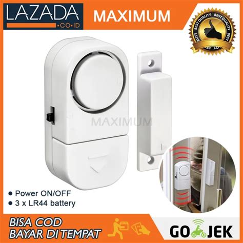 max cod [alarm rumah] alarm pintu rumah toko anti maling wireless