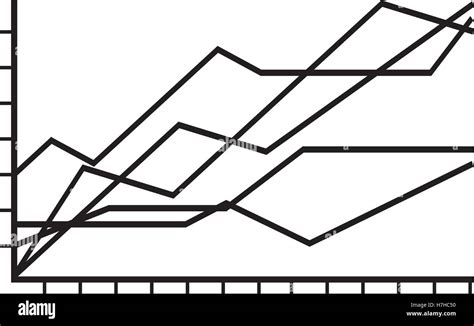 Statistical Graphic Chart Icon Over White Background Vector Illustration Stock Vector Image