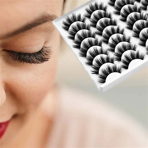 Zenghuiiii 20 Pairs 3d Lashes 3d Xk 3d Multi Layer False Eyelashes