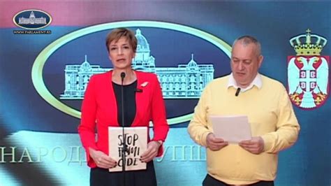 конференција за новинаре народних посланика Посланичке групе Демократска странка ДС 31 03 2023