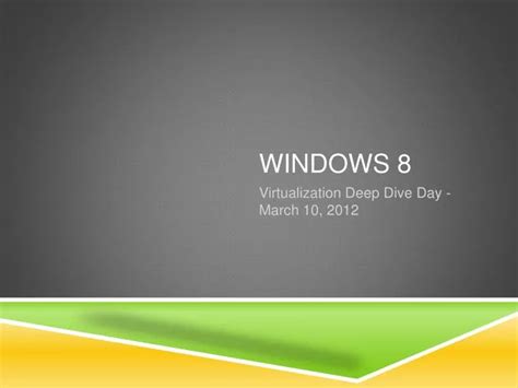 Ppt Windows 8 Powerpoint Presentation Free Download Id1011824