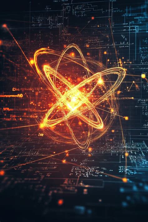 Dynamic Atomic Visualization Exploring Quantum Physics And Energy Concepts Stock Illustration Dynamic Atomic Visualization Exploring Quantum Physics And Energy Concepts Stock Illustration