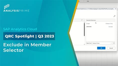 Exclude In Member Selector YouTube