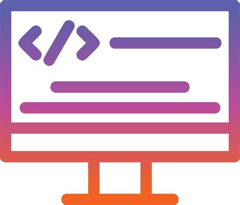 Programming Vector Icon Design 15334936 Vector Art At Vecteezy