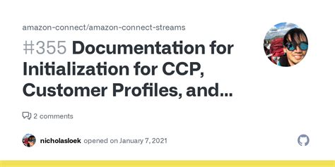 Documentation For Initialization For Ccp Customer Profiles And Wisdom References Amazon