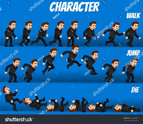 Running Animation Sprite Sheet Images Stock Photos Vectors Shutterstock