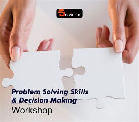 essential problem solving and decision making skills workshop