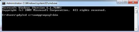 Perintah Dasar Mysql Dengan Command Prompt