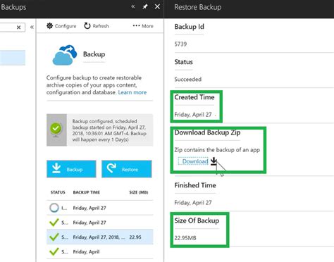Microsoft Azure Configuring Backup For Azure App Services Geeksforgeeks