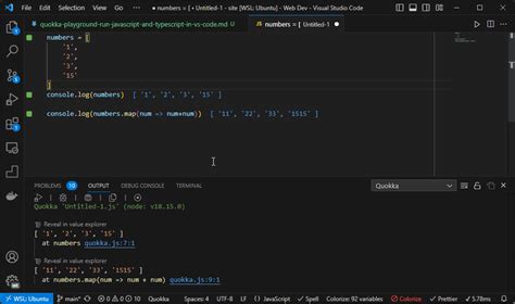 Quokka Playground Run Javascript And Typescript In Vs Code
